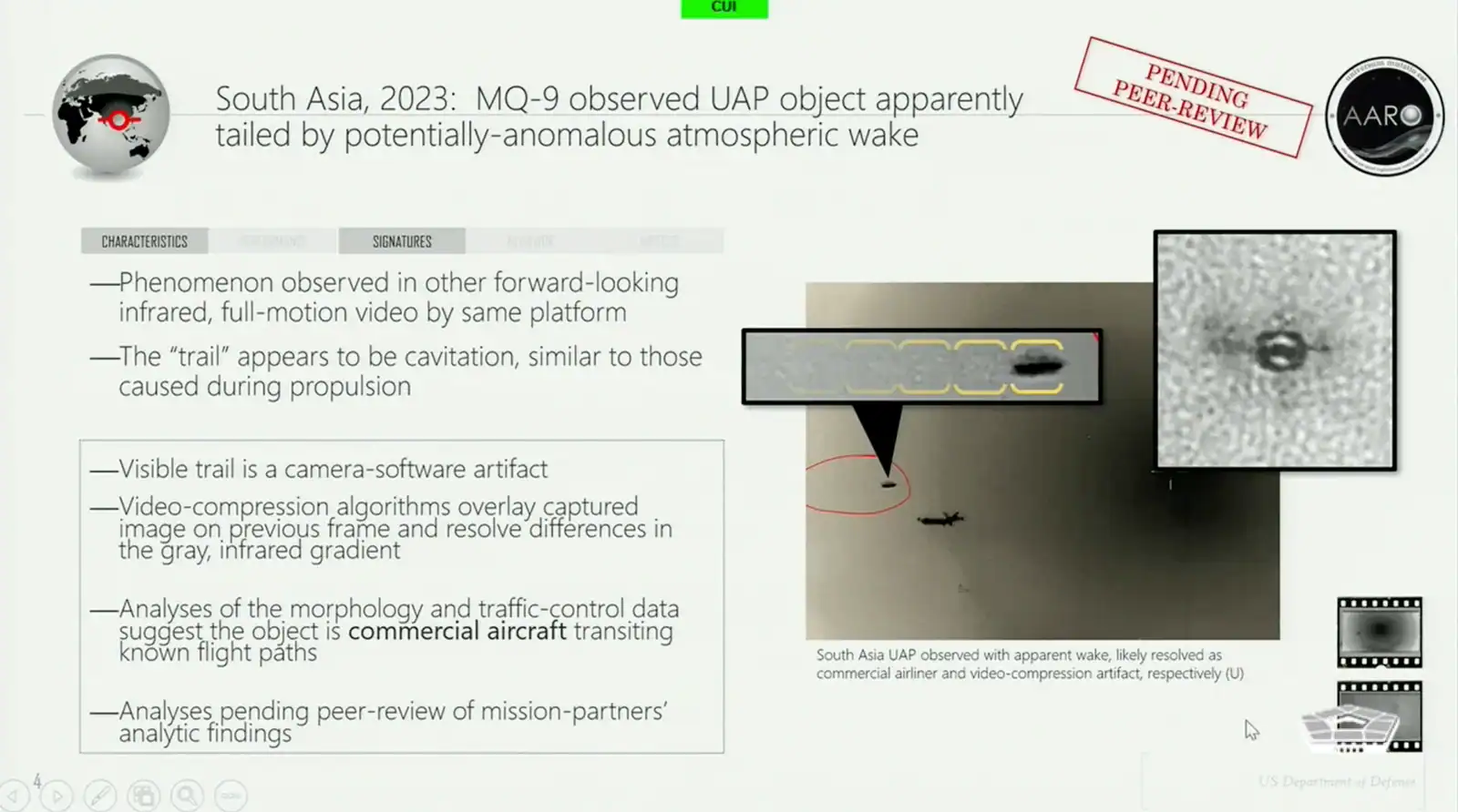 Pentagon Tells Congress Drone Spotted 'Metallic Orb' UFO In Middle East ...