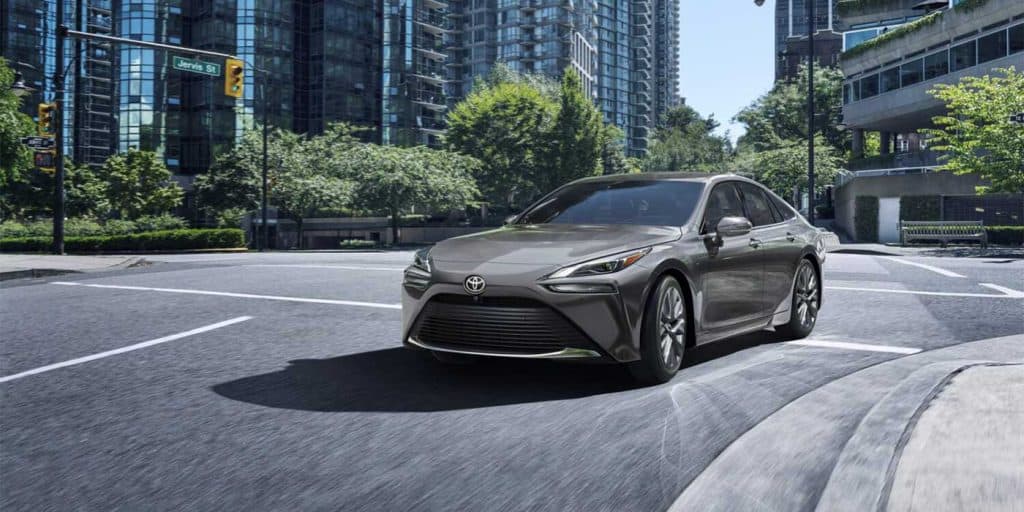 Toyota Debuts Hydrogen-Powered Fuel Cell Electric Vehicle, The Mirai ...