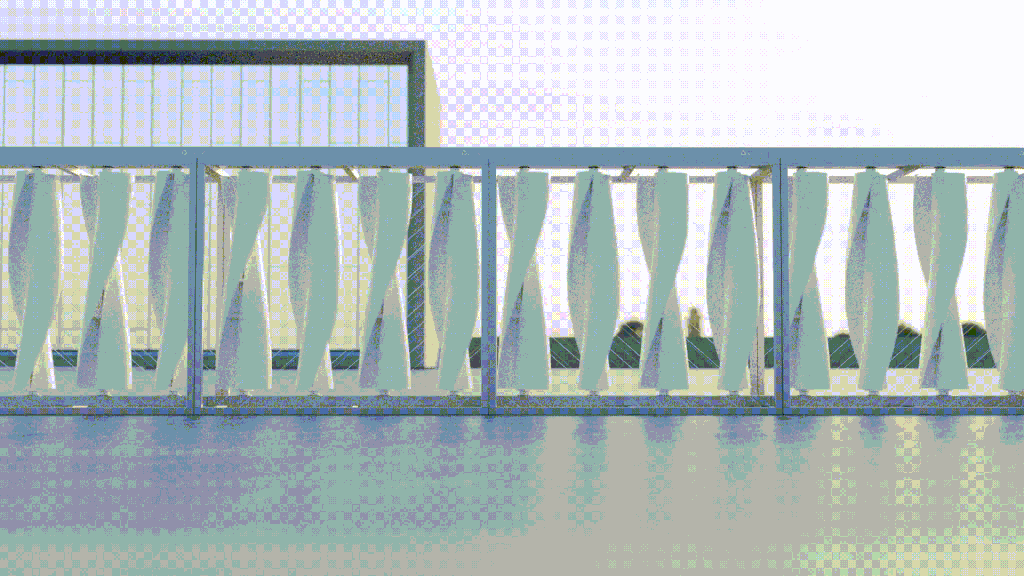 Vertical Turbine Wall Can Generate 10 Kilowatts Of Electricity - MITechNews